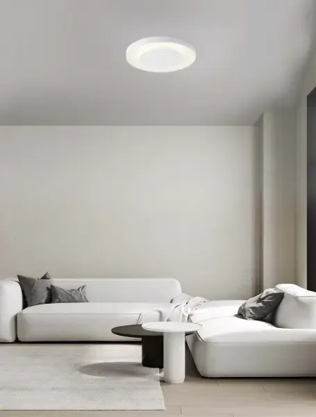 LED stmívatelné bílé moderní stropní svítidlo Pada
