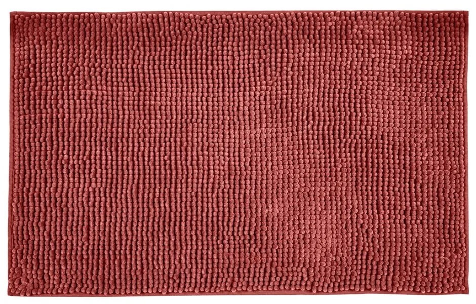 Červená textilní koupelnová předložka 50x80 cm Chenille – Allstar