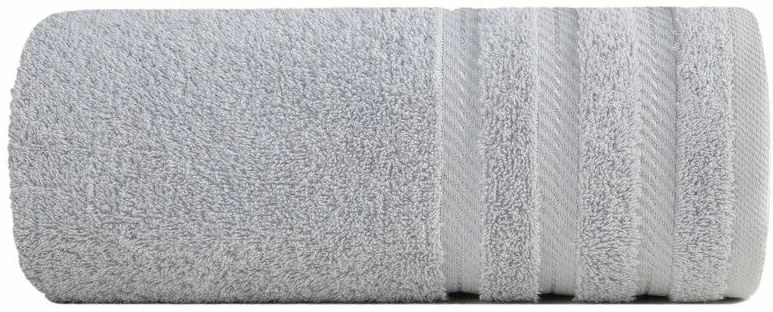 Ručník Vito 70x140 stříbrný 480 g/m2 froté bavlna Eurofirany