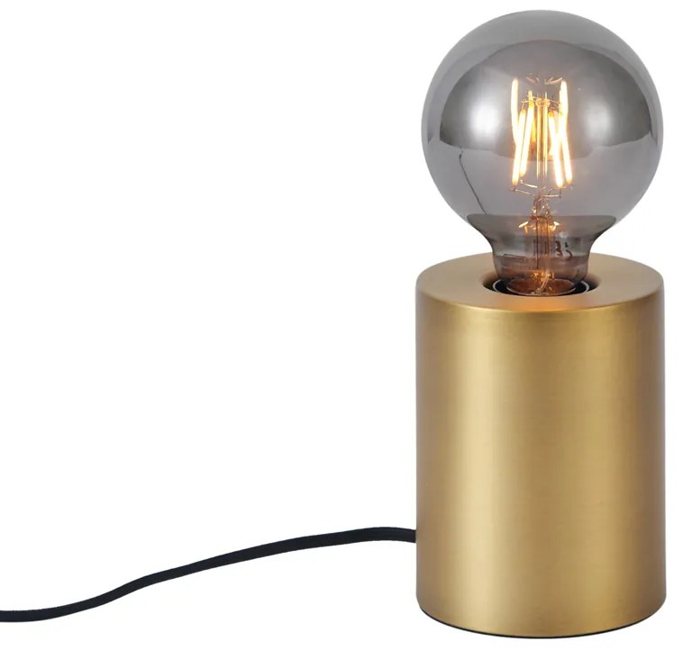 Moderní stolní lampa mosazná 13 cm - Cylinder Biano.cz