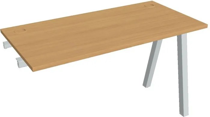 Hobis Kancelářský stůl k řetězení Hobis UE A 1200R, deskaakát, černá černá