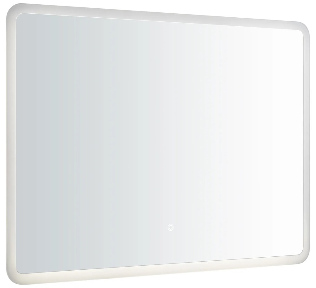 Nordlux 2310271000 Dovina, zrcadlo s osvětlením, 20W LED 4000K, s vypínačem, 60x80cm, IP44