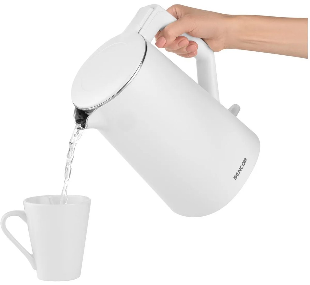 Sencor SWK 0550WH varná konvice, bílá
