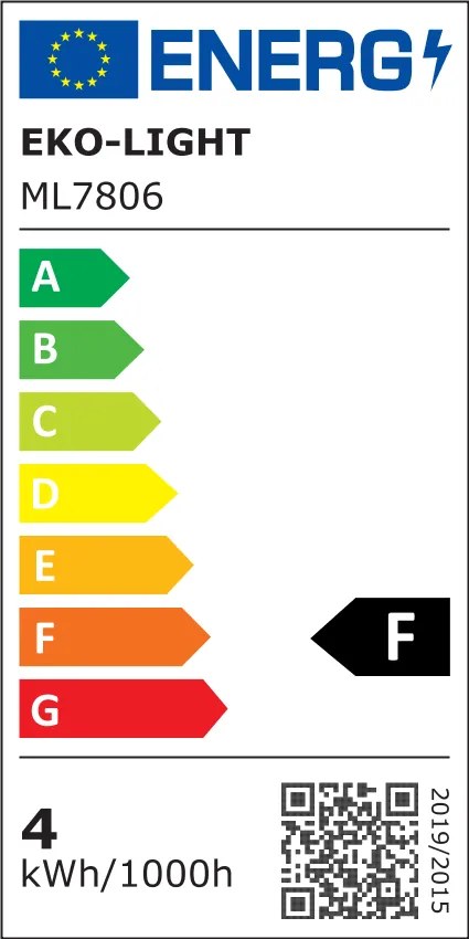 Dekorační LED žárovka E27 teplá 2700k 4w 400 lm jantarová