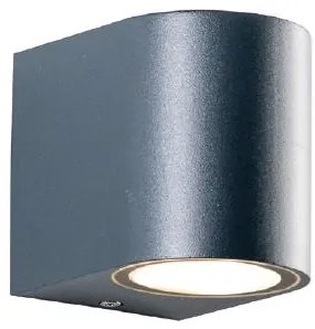 ACA Lighting Zahradní nástěnné LED svítidlo DASA 4W/230V/3000K/230Lm/40°/IP54, tmavě šedé