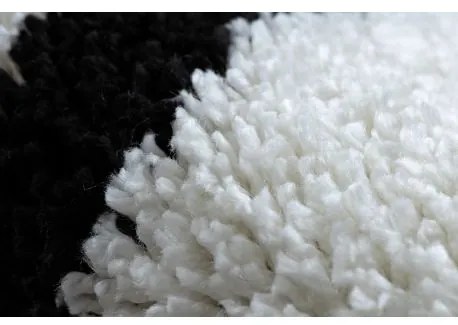 Dywany Luszczow Kusový koberec kulatý BERBER TROIK, bílá Rozměr koberce: 120 cm KRUH