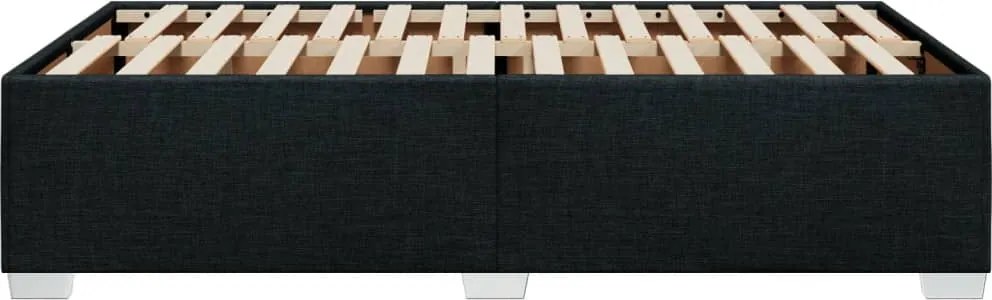 Rám postele bez matrace černý 120 x 200 cm textil 3284466