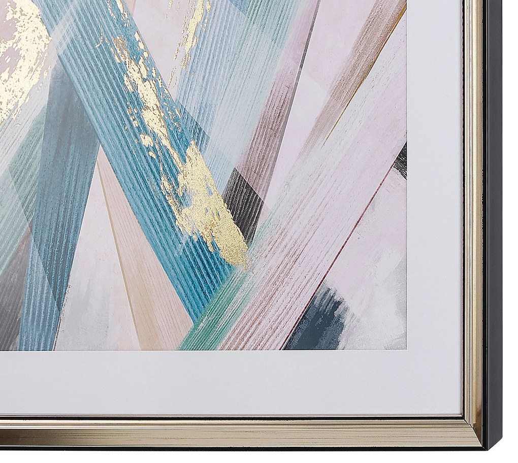 Zarámovaný obrázek 60 x 60 cm vícebarevný RUMBEK Beliani