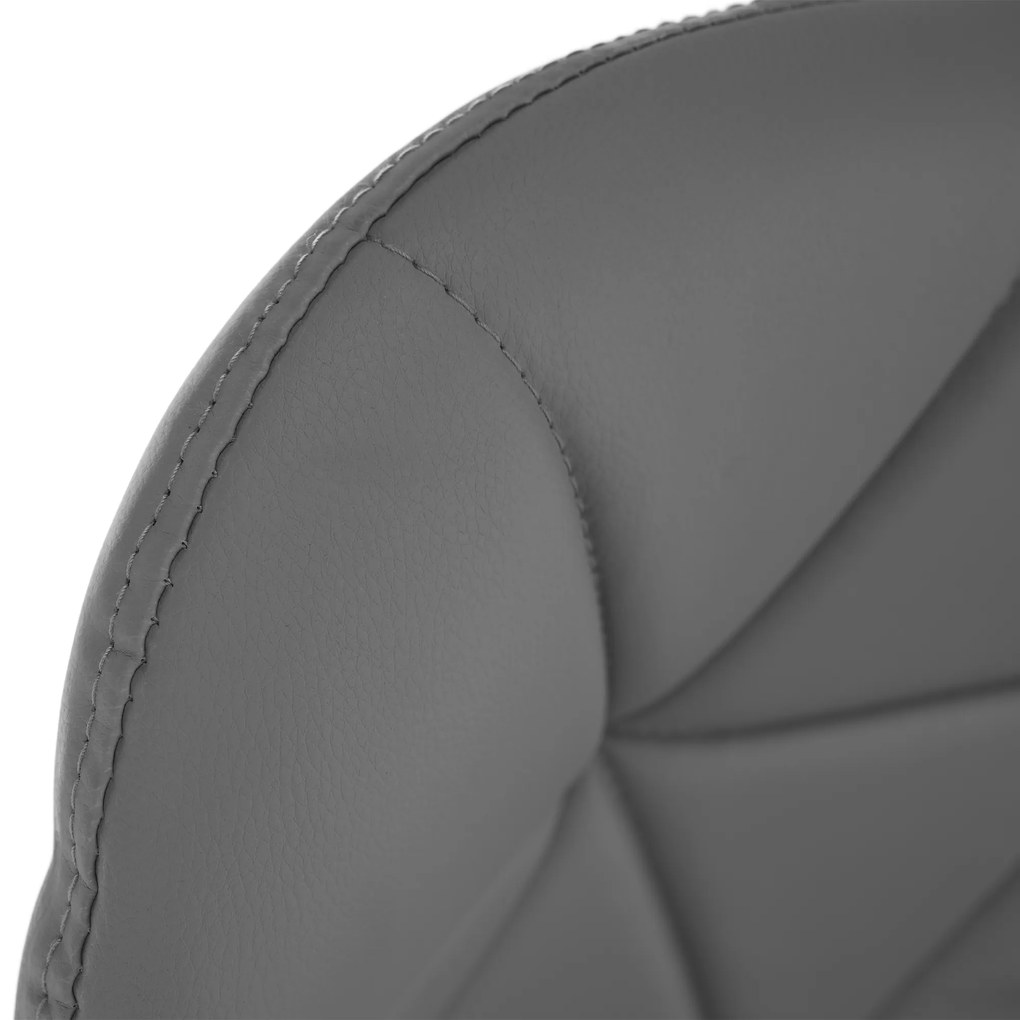 Designová kancelářská židle NOMI - šedá ekokůže