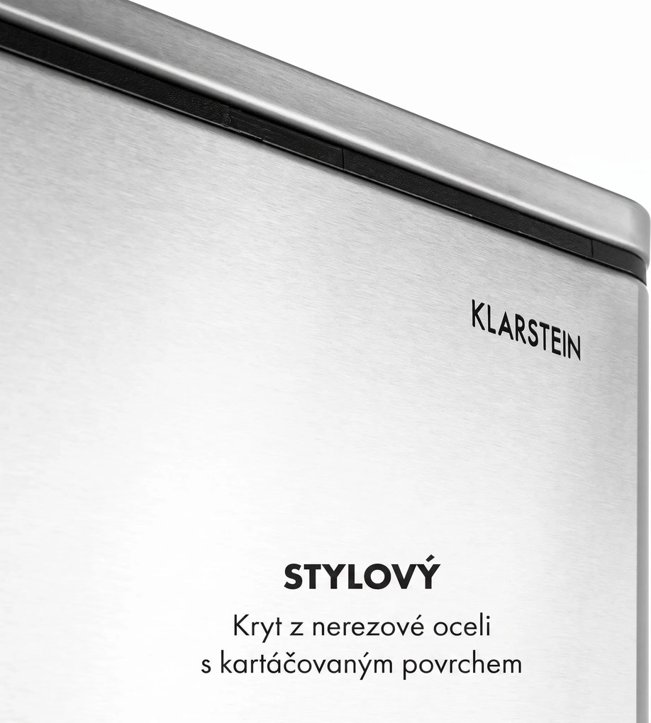 Klarstein Grandmaster, pedálový odpadkový koš, 54l/ 3 x 18l, tichý, PP, ušlechtilá ocel