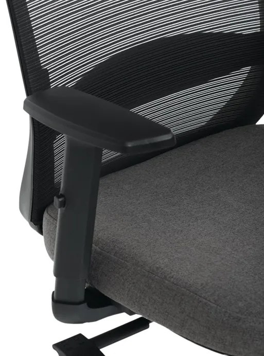 Ergonomická kancelářská židle AURELIE - černá síťovina Barva: černá