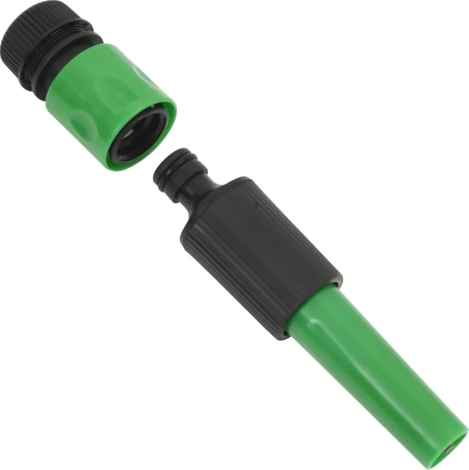 vidaXL Zahradní hadice se sadou koncovek zelená 0,5" 20 m PVC [154370]