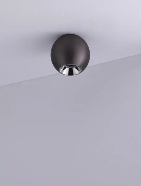 Minimalická bodová svítilna Nano Hliník