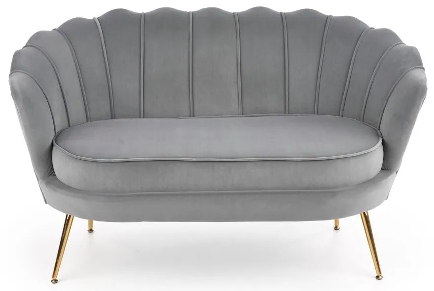 Pohovka Amorinito, šedá / zlatá