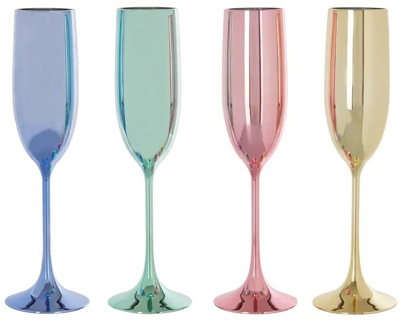 Sada 4 sklenic na šampaňské Premier Housewares Mimo, 180 ml