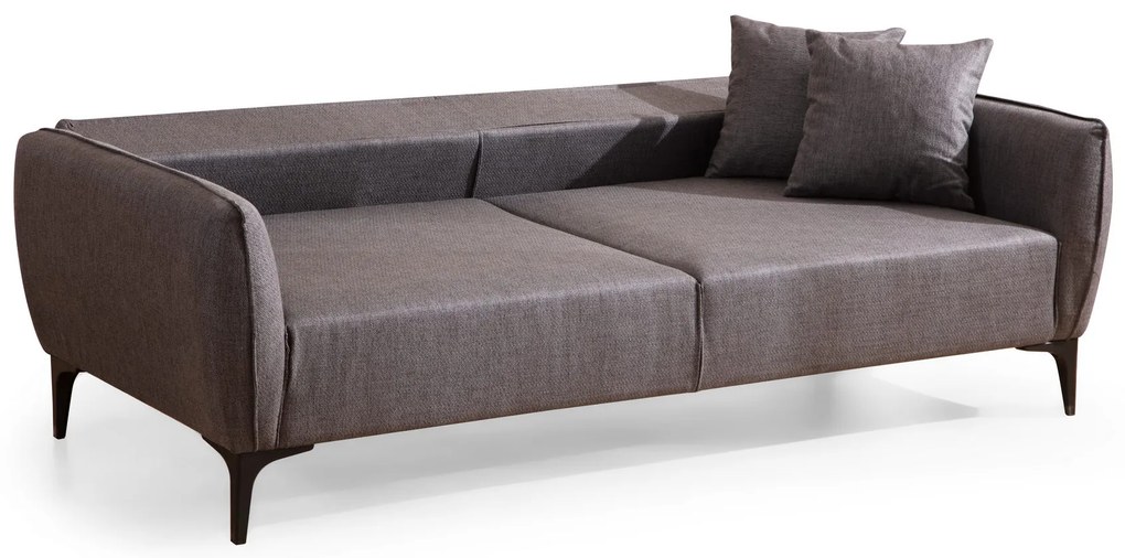 Hanah Home Třímístná pohovka BELISSIMO šedá 220 cm 560ARE1359