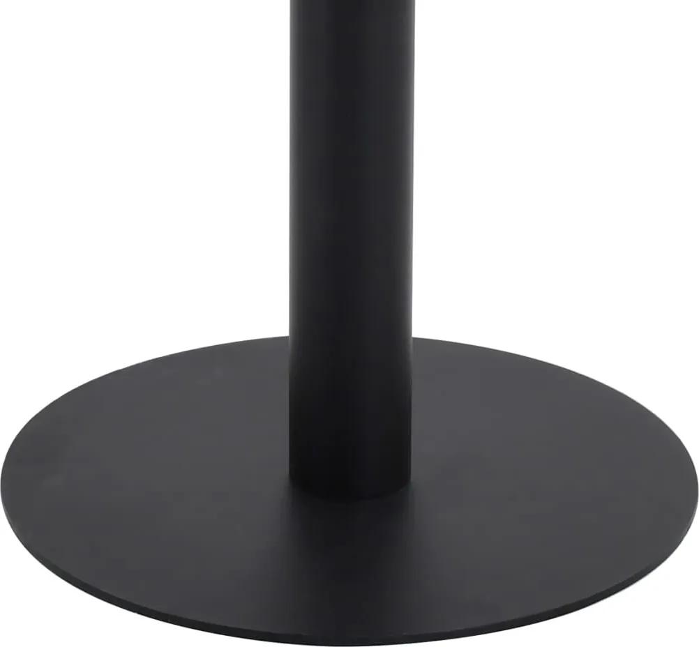vidaXL Bistro stolek tmavě hnědý 60 x 60 cm MDF [286430] Barva: světle hnědá a bílá