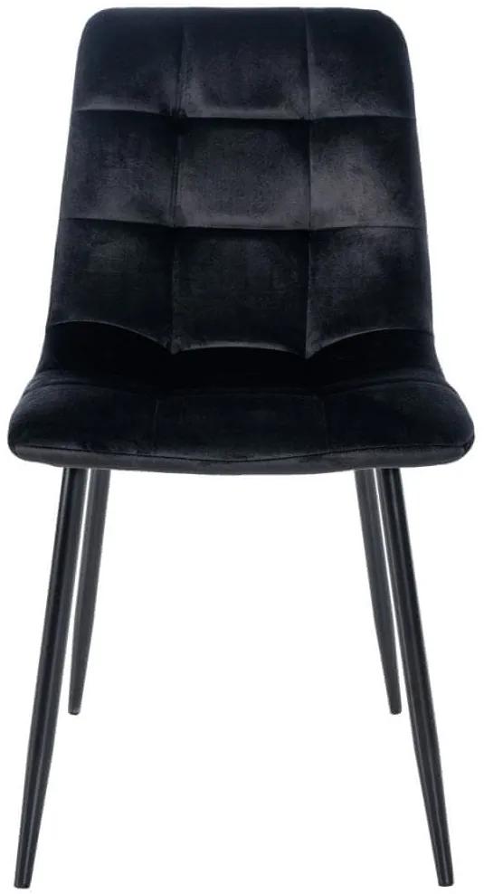 Bhm germany Jídelní židle Antibes, samet, černá
