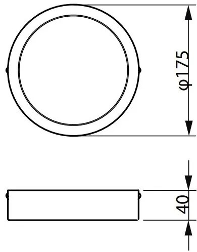Philips - LED Stropní svítidlo LEDINAIRE LED/10,5W/230V 3000K IP40
