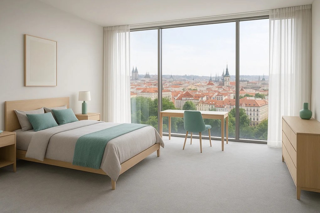 Condor Carpets, Metrážový koberec Serena 6631, na míru, šíře 4m,5m, šedá, filc, ložnice