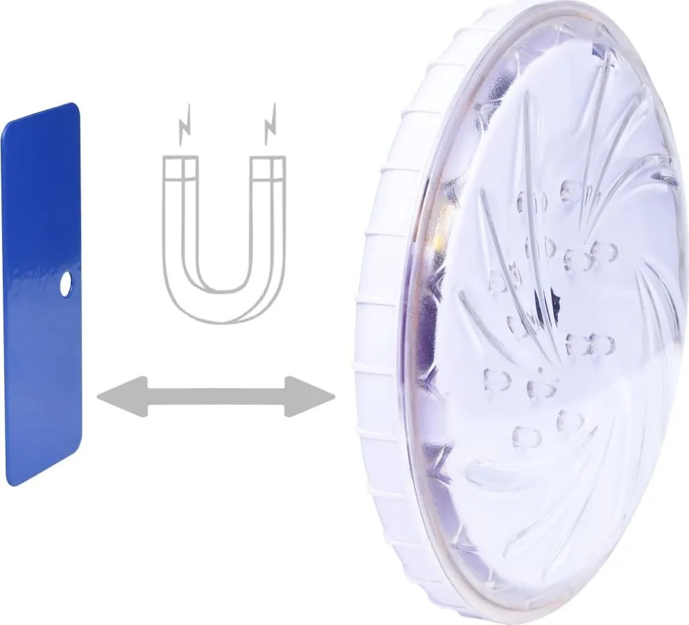 vidaXL Ponorné plovoucí bazénové LED světlo dálkové ovládání [92297] Barva: Vícebarevný