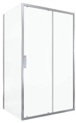 Sprchové dveře obdélník 120x195 cm Siko TEX chrom lesklý SIKOTEXD120STENA90