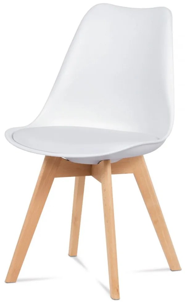 Moderní jídelní židle Autronic CT-752 WT — bílá
