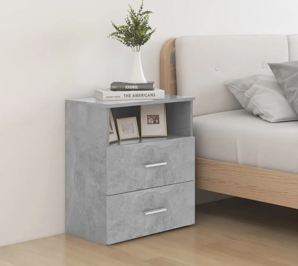 vidaXL Noční stolek 50 x 32 x 60 cm [803280] Barva: dub sonoma