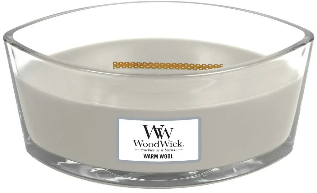 Svíčka woodwick elipsa warm wool 453,6 g