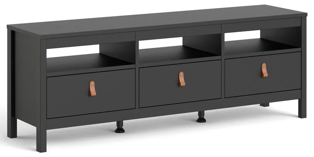 TV stolek Alta - 151 x 54 x 38,5 cm | černý