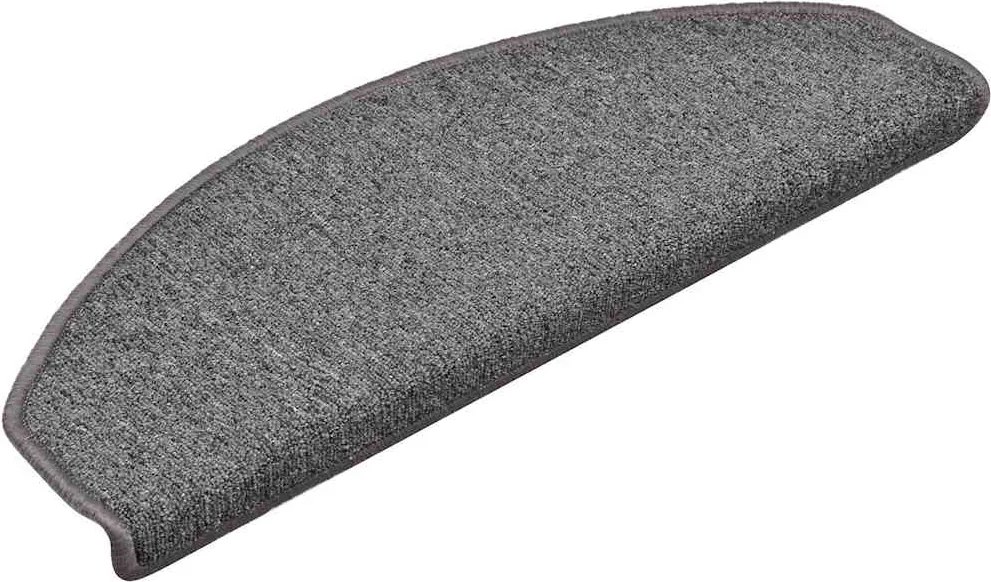 Schodové rohože 30 ks 65 x 24 x 4 cm tmavě šedé, půlkulaté, velké 3365761