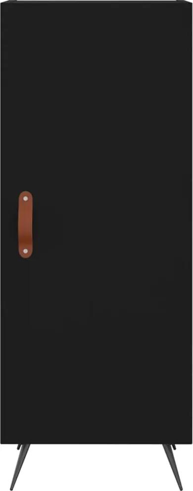 vidaXL Příborník 34,5 x 34 x 90 cm kompozitní dřevo [828509] Barva: Černá