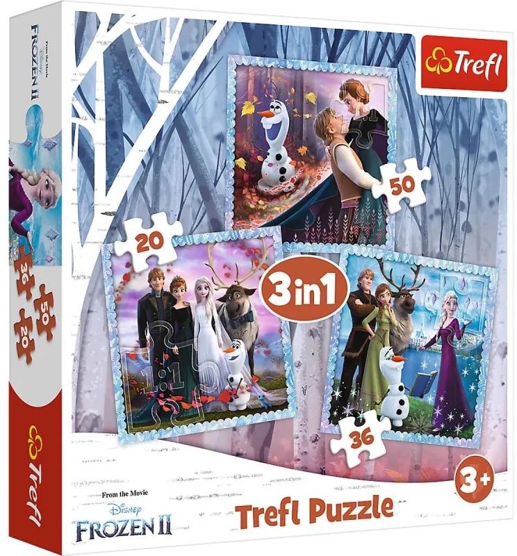34853 Dětské puzzle - Frozen - 3v1