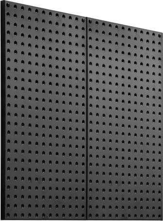 Kovové desky na hrazení 2 panely 61 × 30,5 cm nástěnný organizér pro garážové nářadí