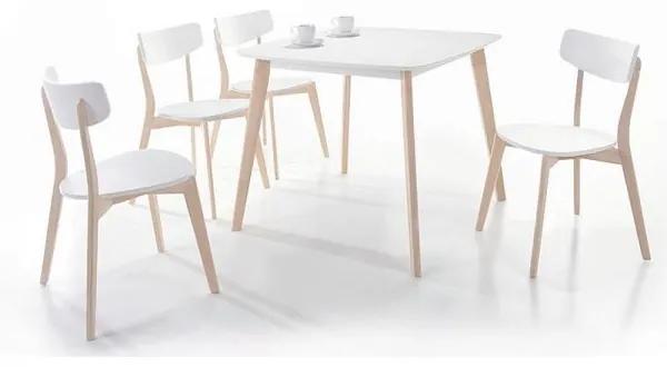 Jídelní stůl Tibi 90 x 80 cm / Bílá