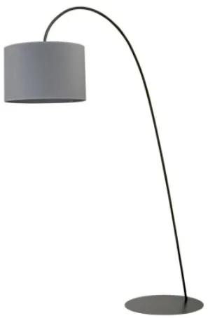 Nowodvorski Alice, designová stojací lampa Barva: Černá/šedá