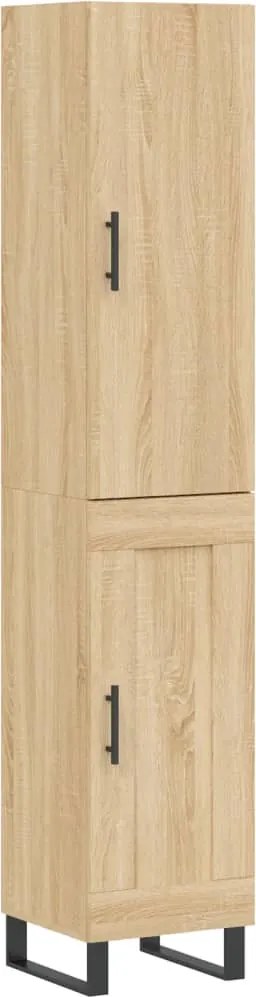 Skříň highboard dub sonoma 34,5 x 34 x 180 cm kompozitní dřevo 3199132