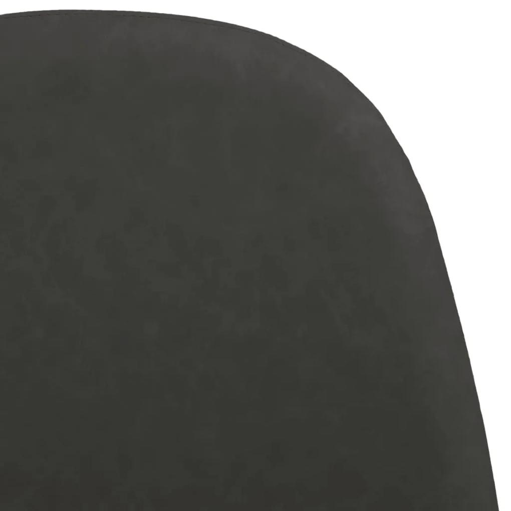 Jídelní židle 4 ks 45 x 53,5 x 83 cm černé umělá kůže - Default Title