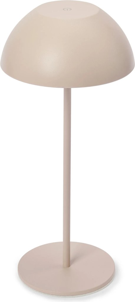 Tchibo - Bateriová stolní lampa s Led, tmavě béžová