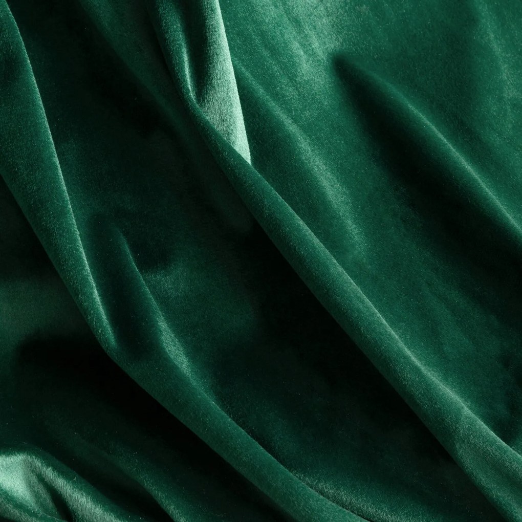 ZATEMŇOVACÍ ZÁVĚS NA PÁSCE AURA 140X270 CM TMAVĚZELENÁ