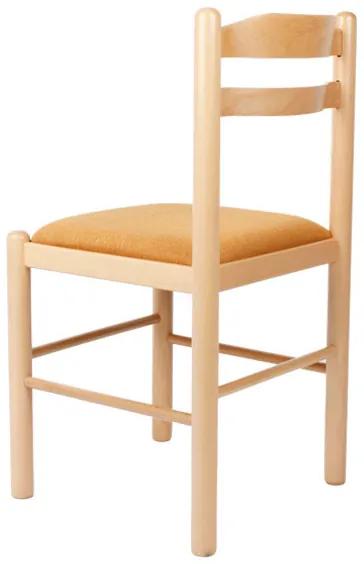Bradop Židle čalouněná IRMA buková Z27 H - HNĚDÁ 521 - ARTEMIS-521