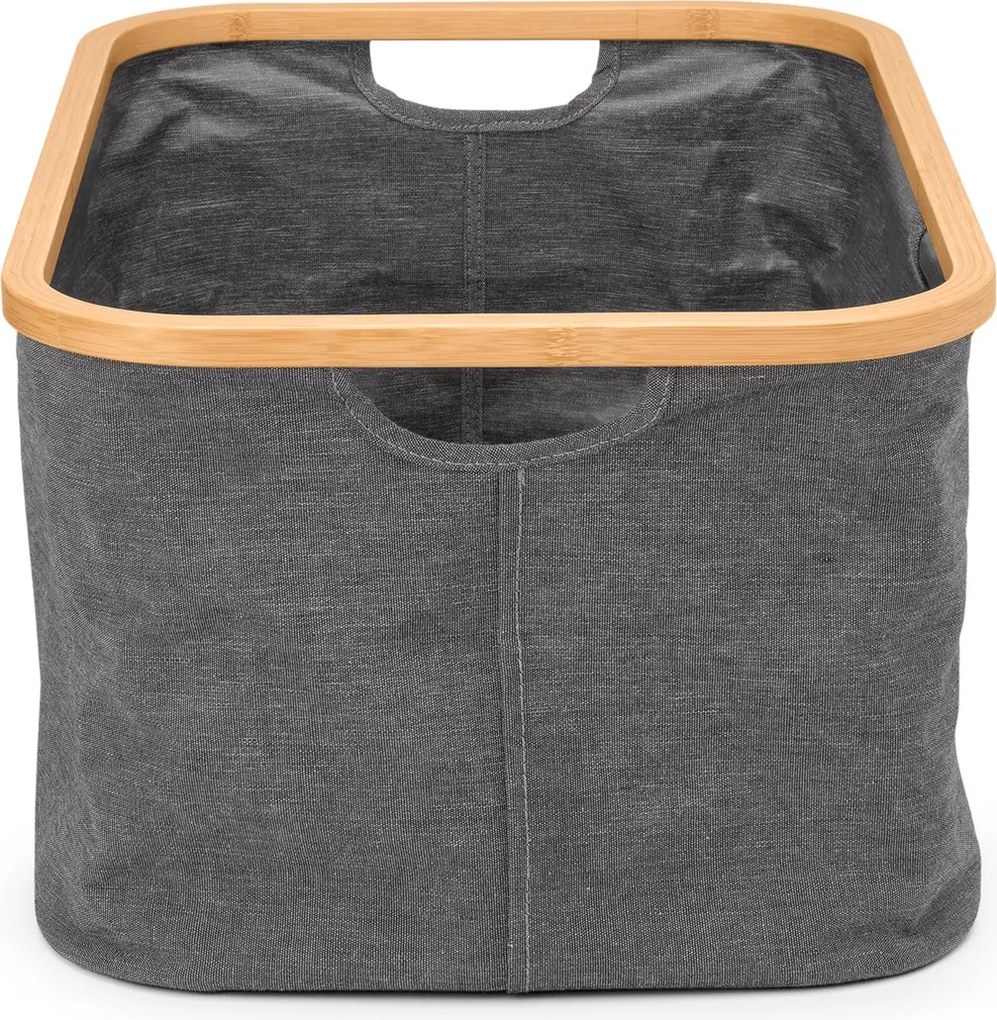 Skládací koš na prádlo/úložný box Brabantia 40l černý