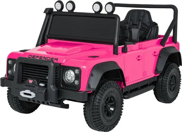 Elektrické autíčko Land Rover Defender 110 SVX růžové