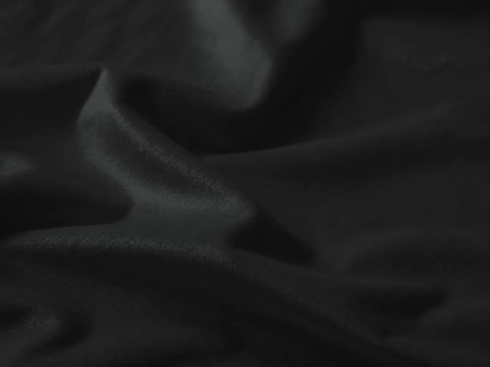 Biante Velký sametový obdélníkový ubrus Velvet Premium SVP-014 Černozelený 180x220 cm