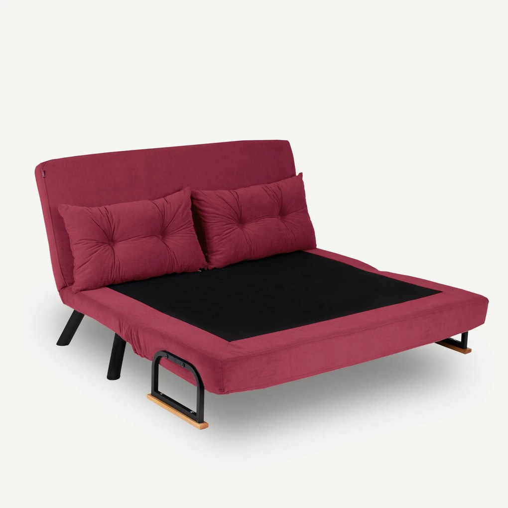 Atelier del Sofa 2-místná pohovka Sando 2-Seater - Maroon, Kaštanová