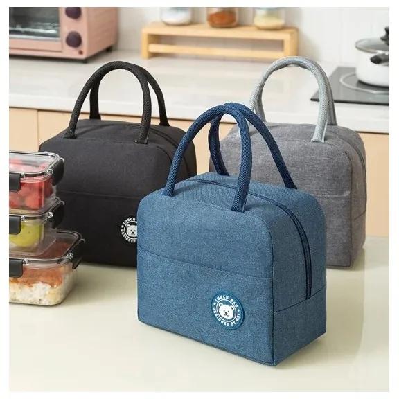 5110 Termoizolční obědová taška - Bear's Lunch Bag Modrá