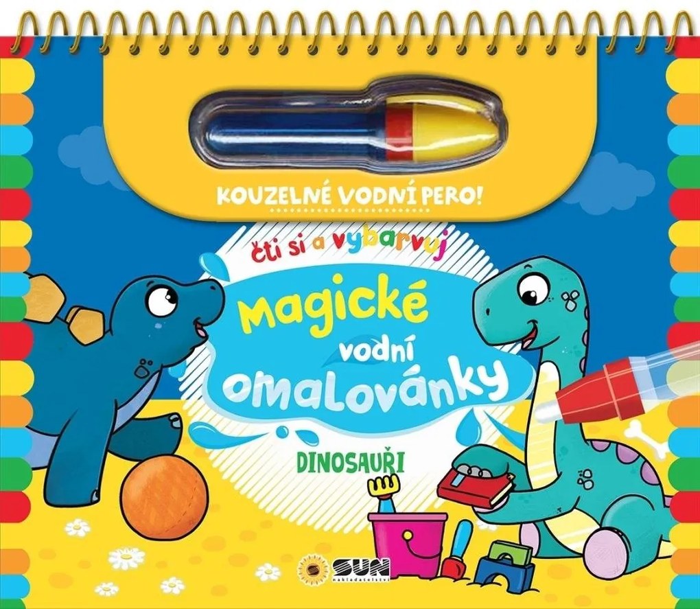 Magické vodní omalovánky dinosauři