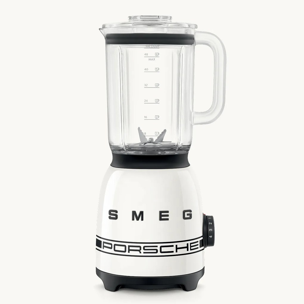 Smeg Stolní mixér Porsche x SMEG, 50's Retro Style, BLF03, 1,5l plastová nádoba, bílá BLF03PCWEU