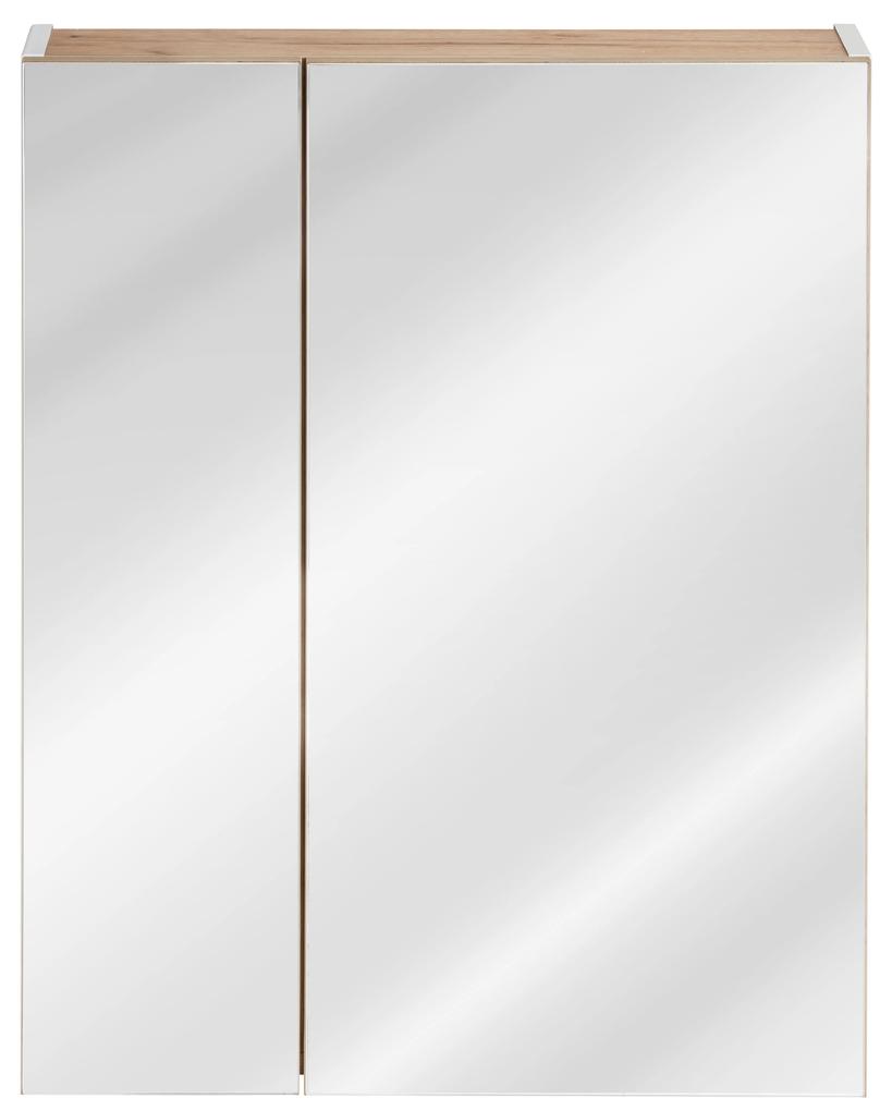 Zrcadlová skříňka CAPRI Oak 843 | 80 cm Capri | dub zlatý: Horní zrcadlová skříňka 843 - 80 cm