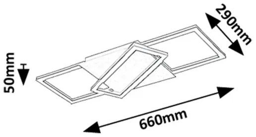 Rabalux 71391 - LED Stm. stropní svítidlo KITLEE LED/40W/230V 3000-6500K + DO